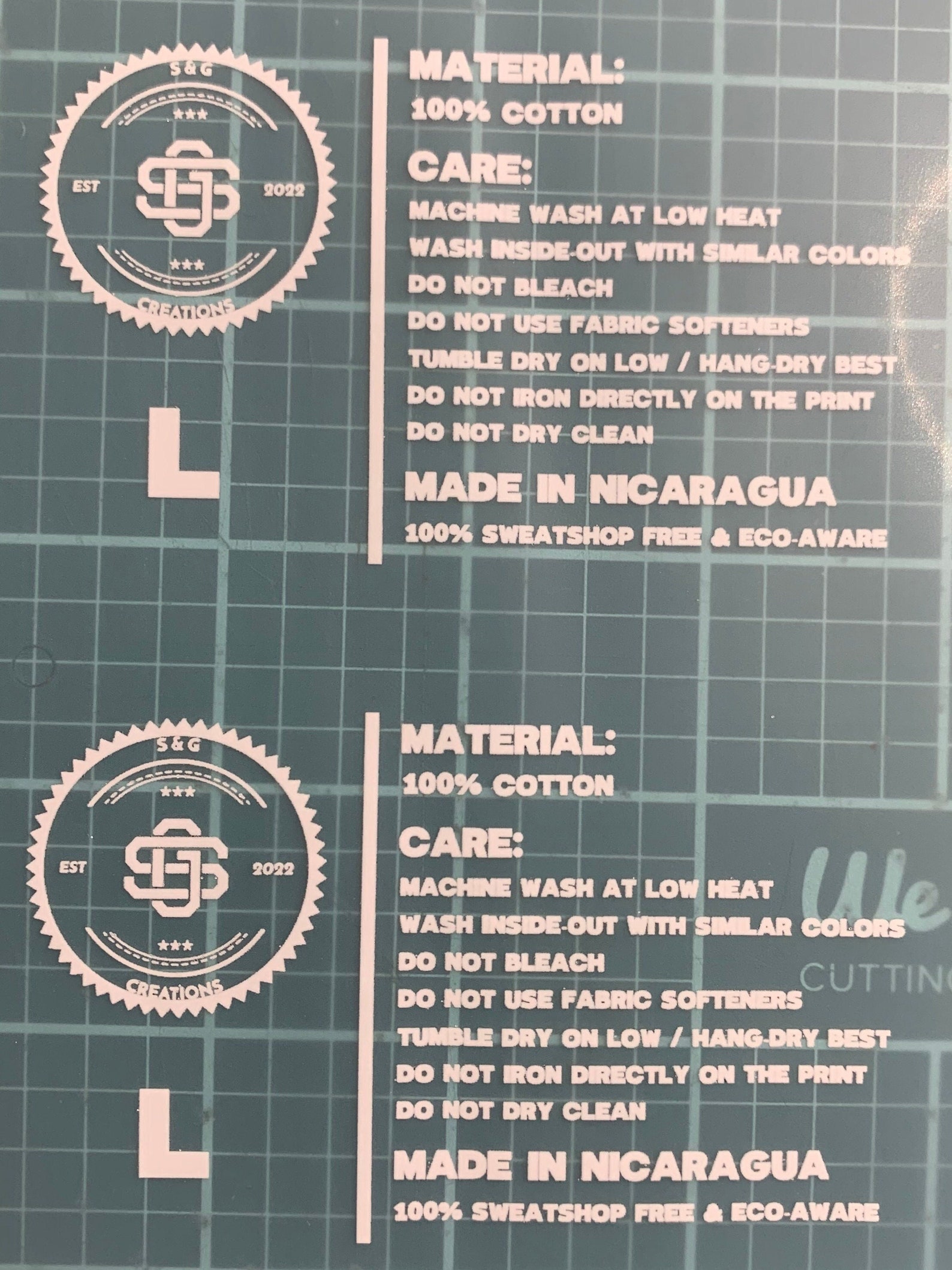Custom Heat Transfer Neck Labels for Apparel | DTF Quality - Etsy
