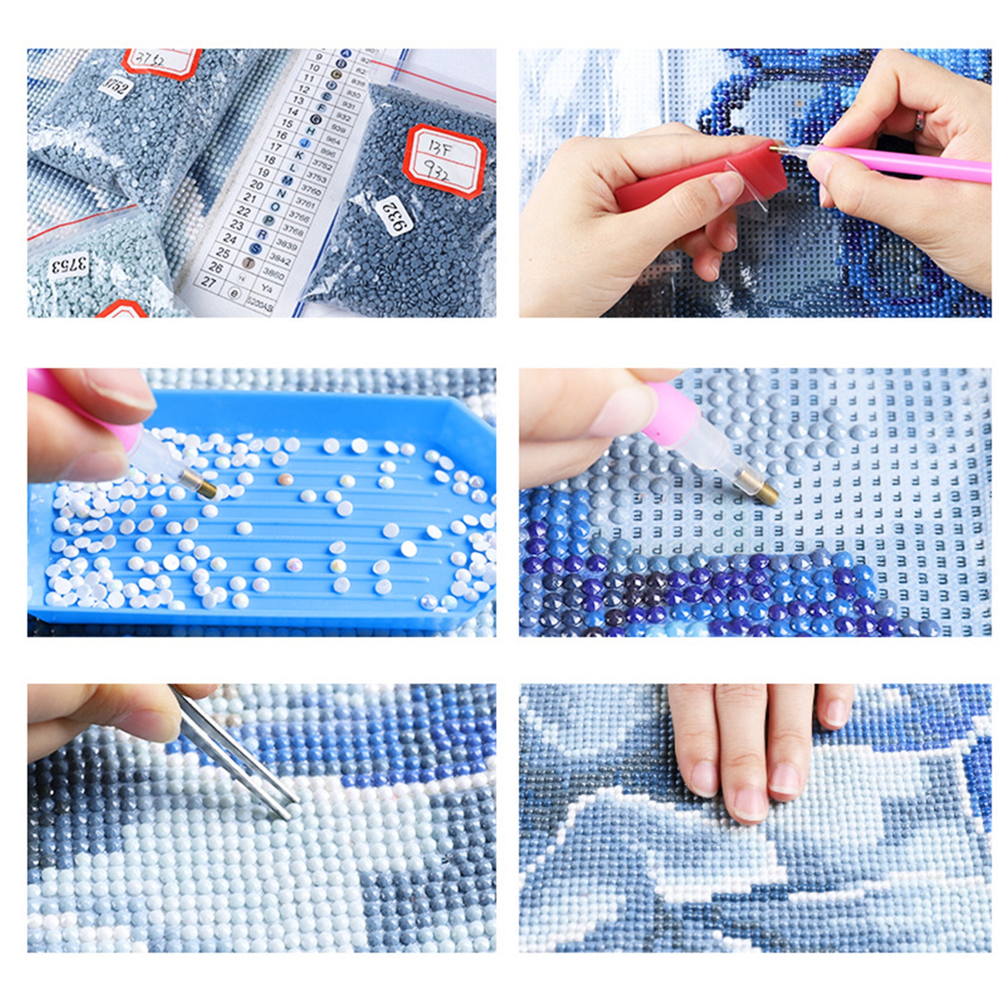 DIY 5D Diamond Mosaic Diamond Painting Cross Stitch Two - Etsy