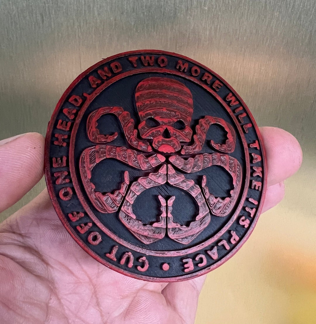 HYDRA BADGE 3D Printed - Etsy