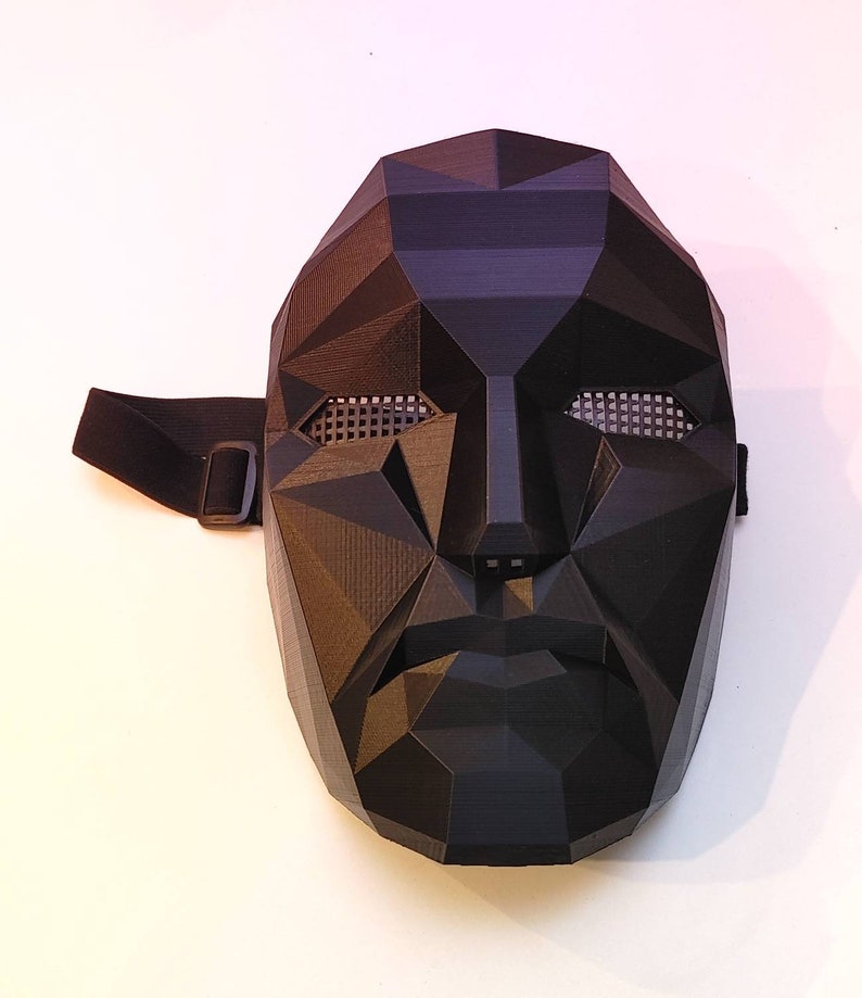FRONT MAN MASK Squide Game Replica 3d Printed. - Etsy