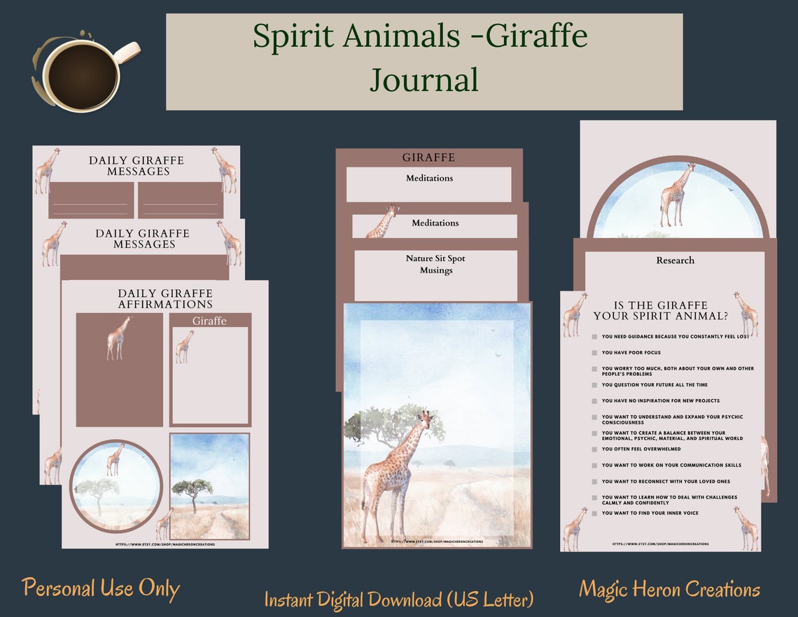 SPIRIT ANIMAL GIRAFFE, Animal Guide Totem Meanings, Spirit Companion ...