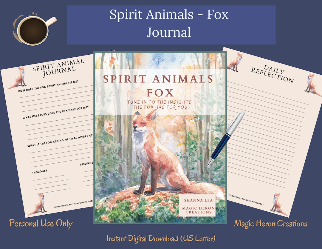 SPIRIT ANIMAL Fox, Animal Guide Totem Meanings, Spirit Companion ...