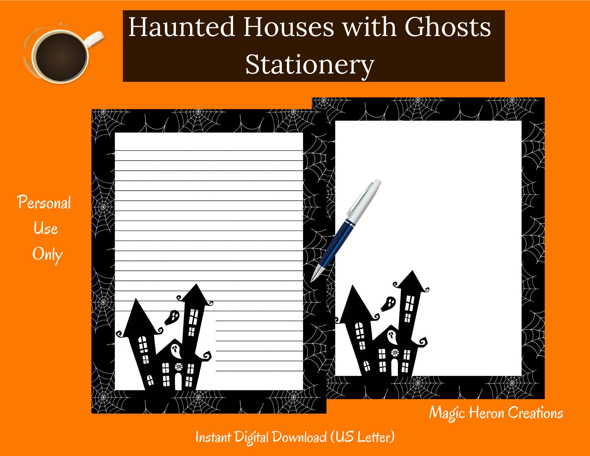 Haunted House Writing Template