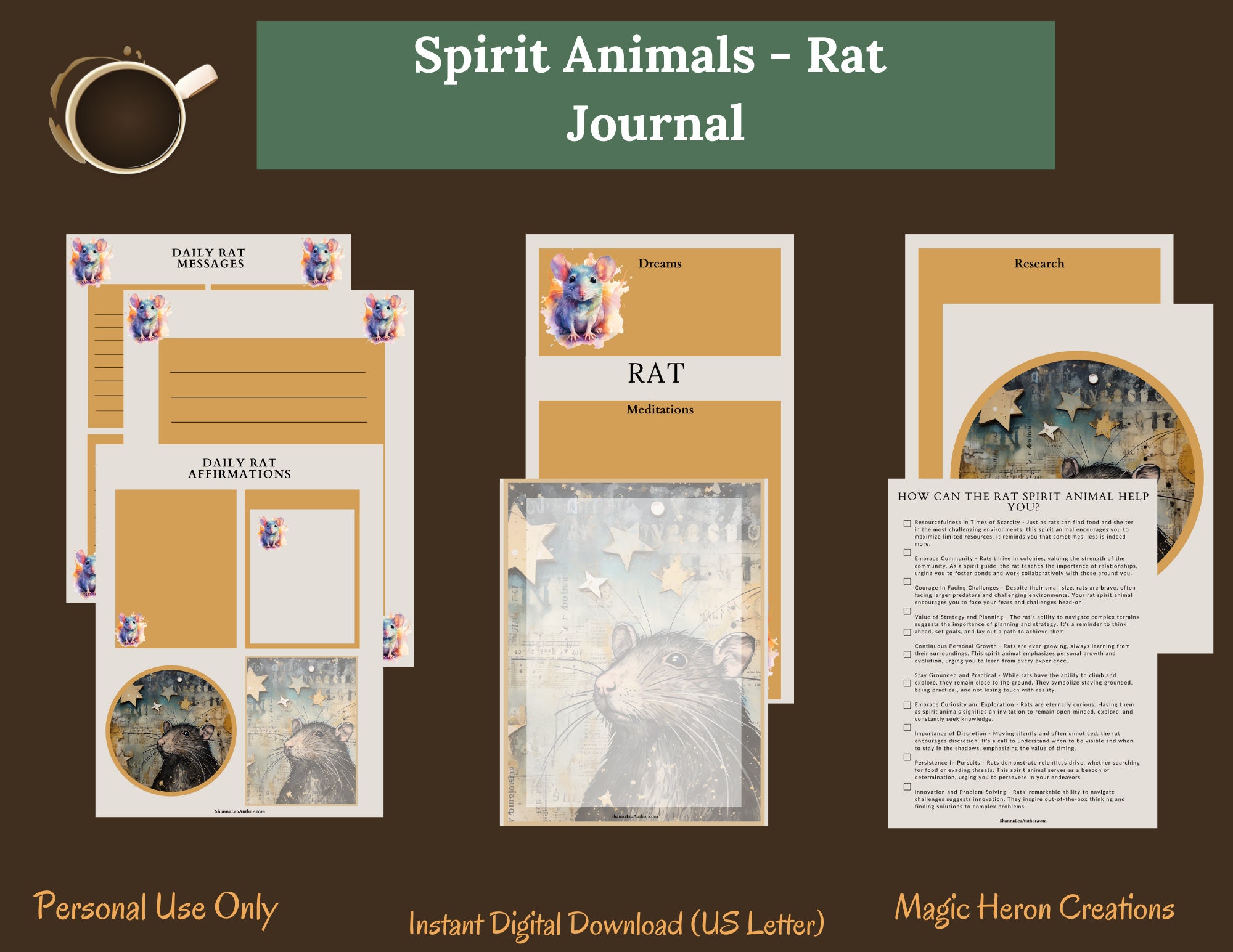 SPIRIT ANIMAL RAT, Animal Guide Totem Meanings, Spirit Companion ...
