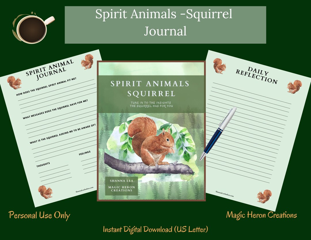 SPIRIT ANIMAL SQUIRREL, Animal Guide Totem Meanings, Spirit Companion ...