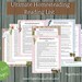 Homestead Printable, Reading Checklist, Homestead Planner, Books to ...