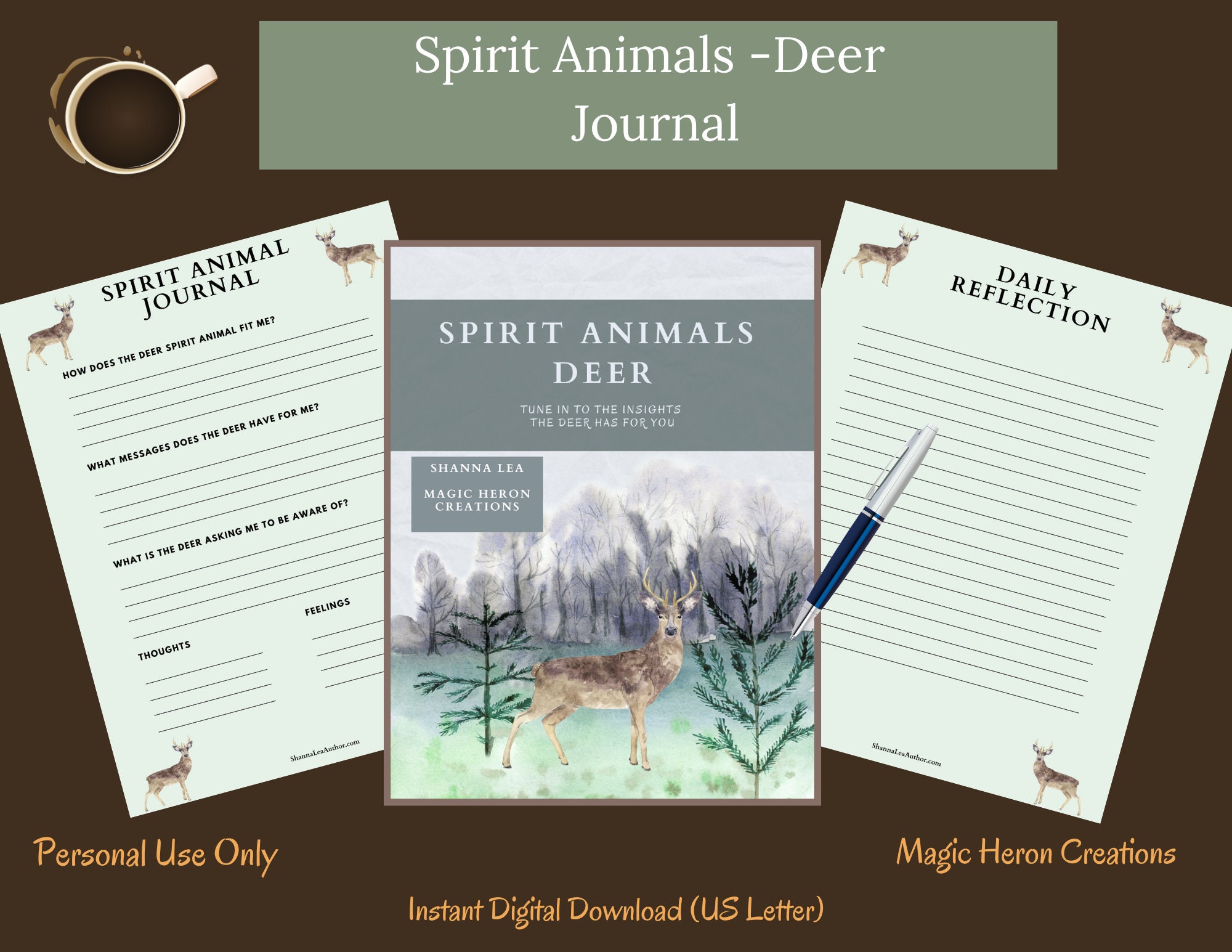 SPIRIT ANIMAL DEER, Animal Guide Totem Meanings, Spirit Companion ...