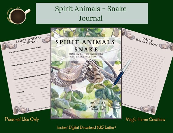 SPIRIT ANIMAL Snake Animal Guide Totem Meanings Spirit - Etsy