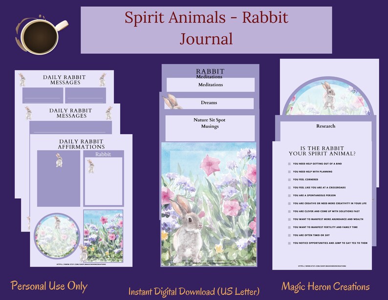SPIRIT ANIMAL RABBIT, Animal Guide Totem Meanings, Spirit Companion ...