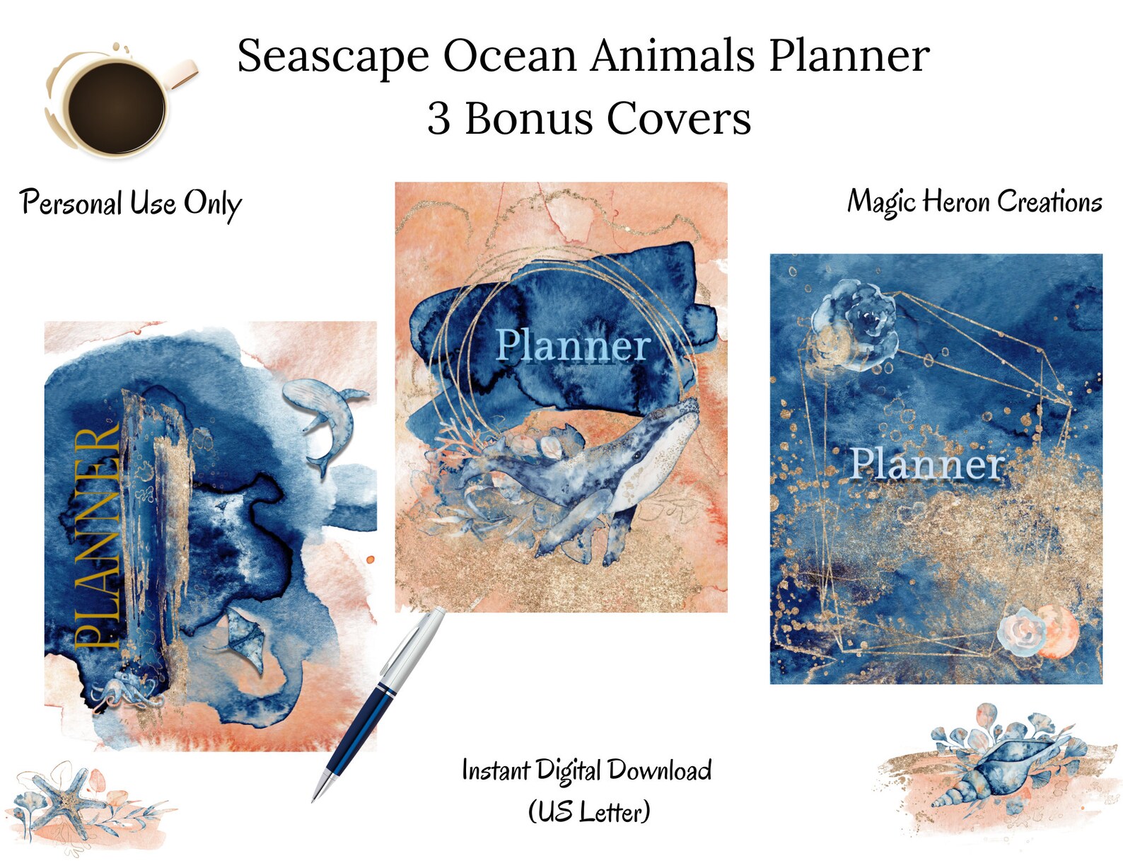 Printable Weekly Planner Monday Start Planner Calendars Work Planner ...