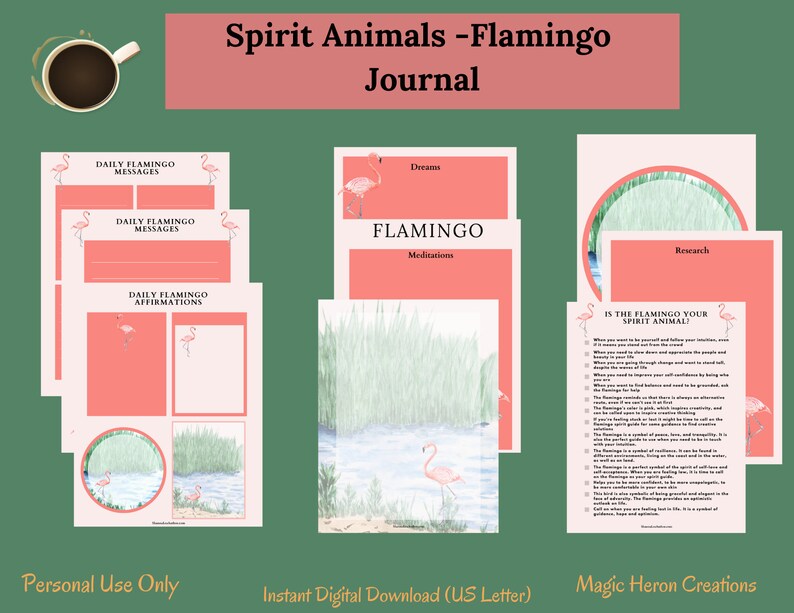 SPIRIT ANIMAL FLAMINGO, Animal Guide Totem Meanings, Spirit Companion ...