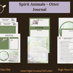 SPIRIT ANIMAL OTTER, Animal Guide Totem Meanings, Spirit Companion ...
