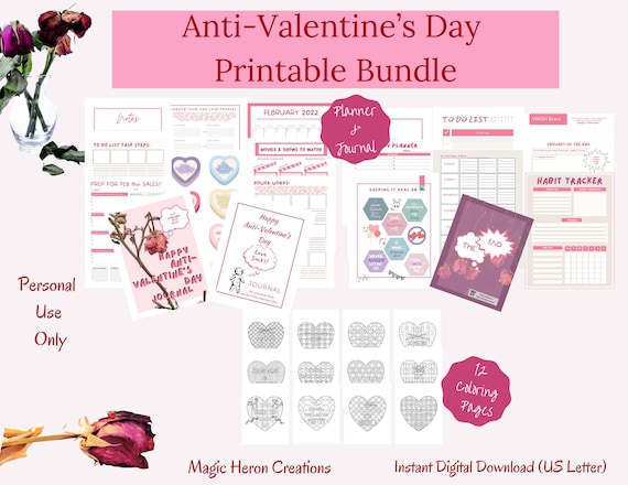 Valentines February 2022 Calendar