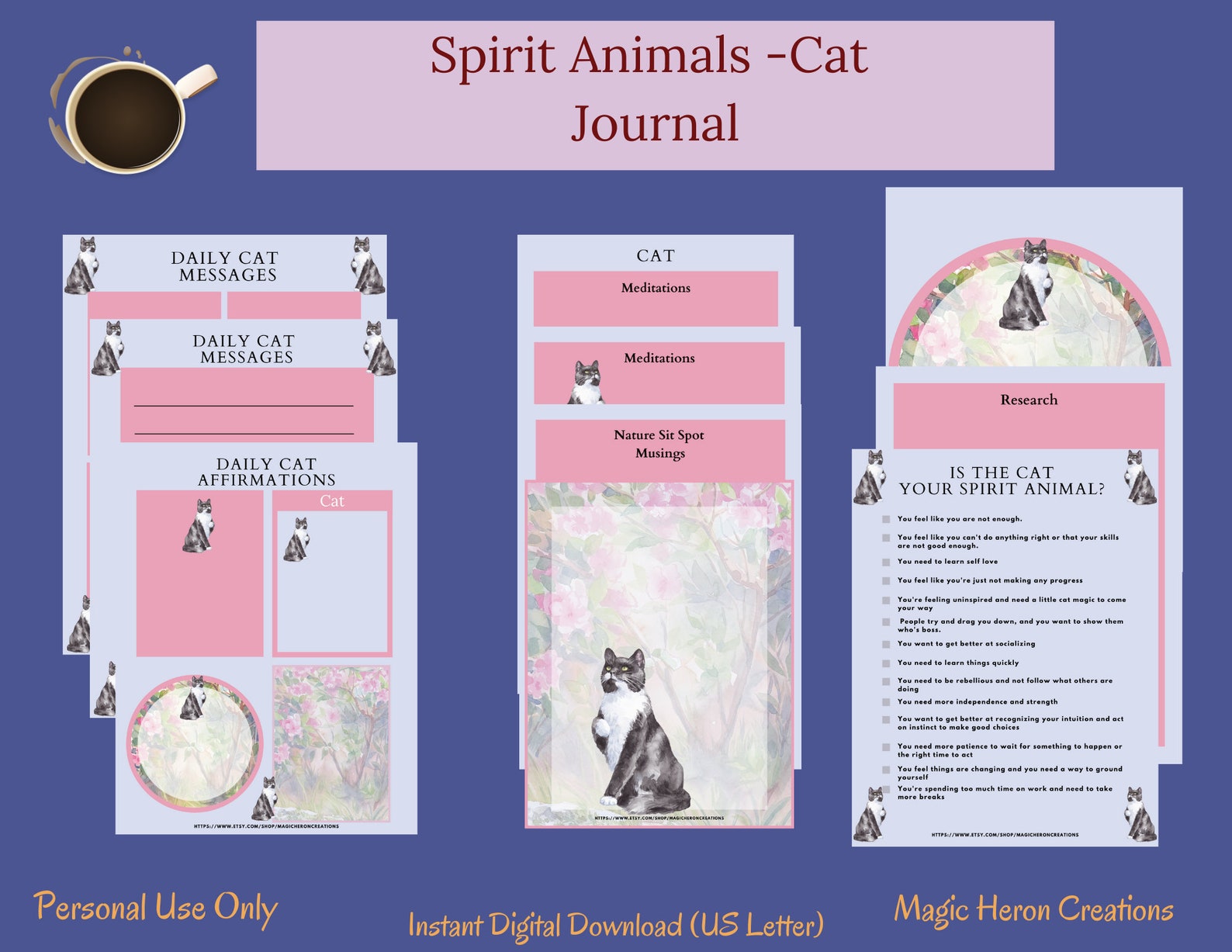 SPIRIT ANIMAL CAT, Animal Guide Totem Meanings, Spirit Companion ...