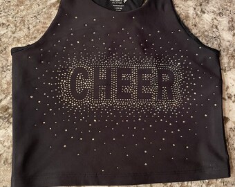 Rhinestone Sports Bra - Etsy