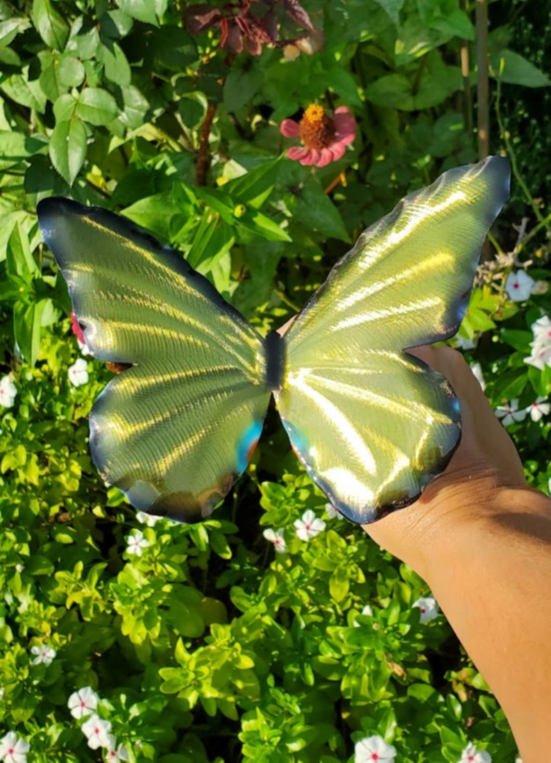 Candy Colors Butterfly Metal Garden Stake Outdoor and Garden - Etsy