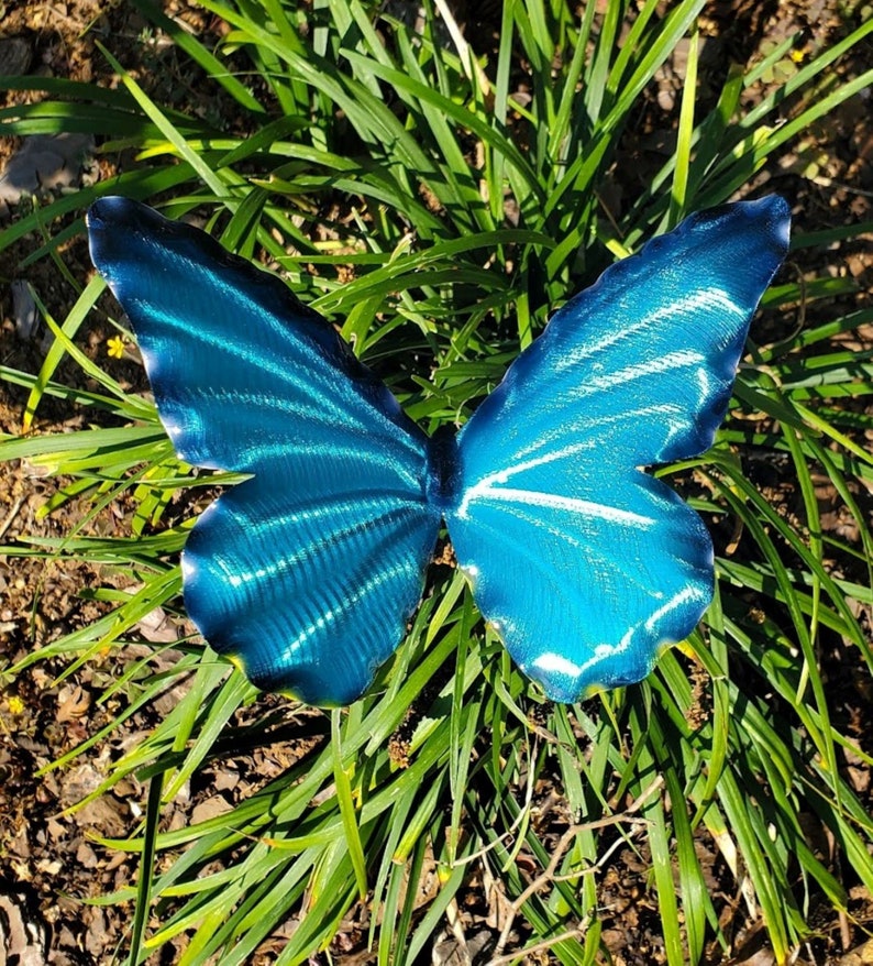 Candy Colors Butterfly Metal Garden Stake Outdoor and Garden - Etsy