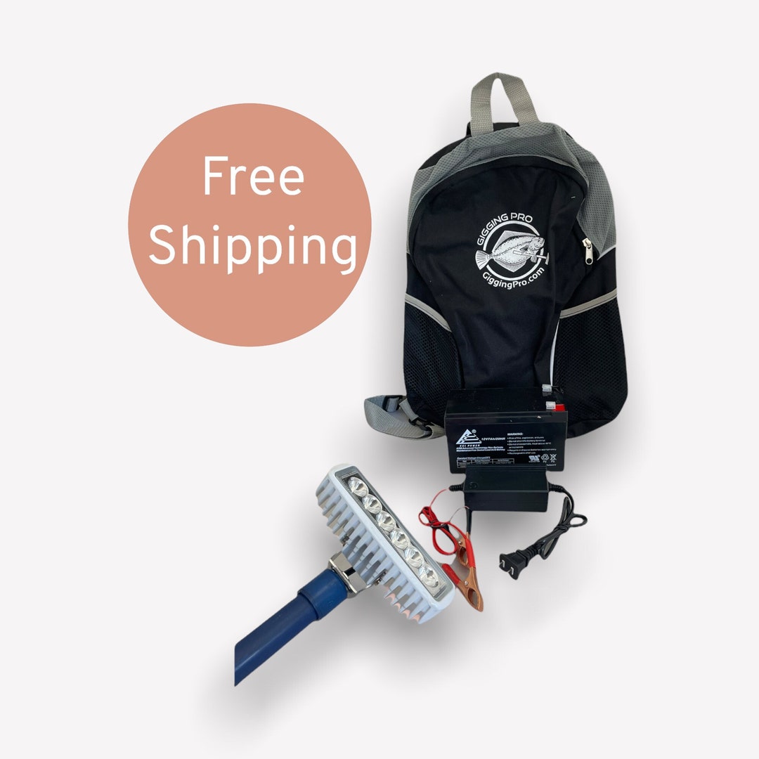 Flounder Light KIT With NEW Style Backpack and Battery Incl. - Etsy