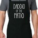 Grill Daddy Apron Funny Dad Custom Kitchen Apron Gift Full-length Funny ...