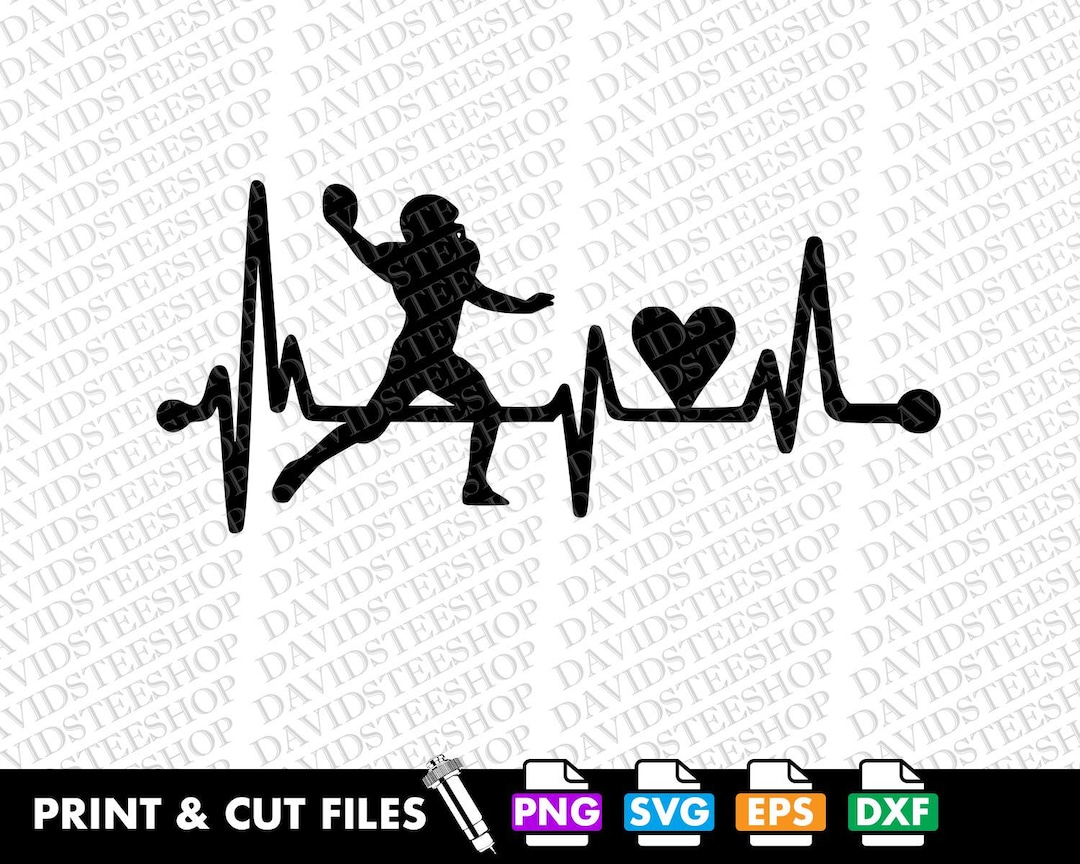 Football Svg Football Player Svg Vector Cut File Clipart Download (svg ...