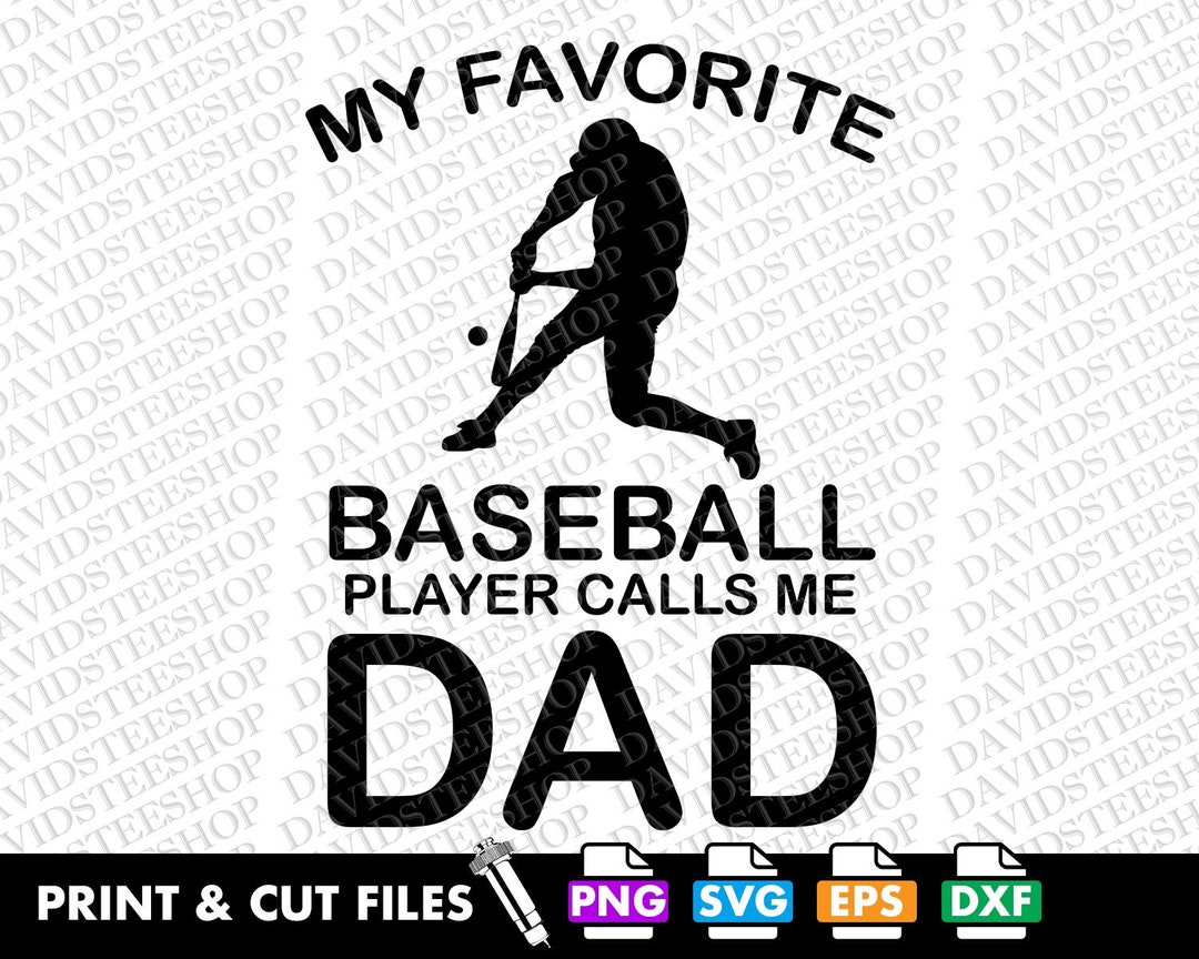 Dad Baseball Svg Vector Cut File Clipart Download for Cricut Silhouette ...