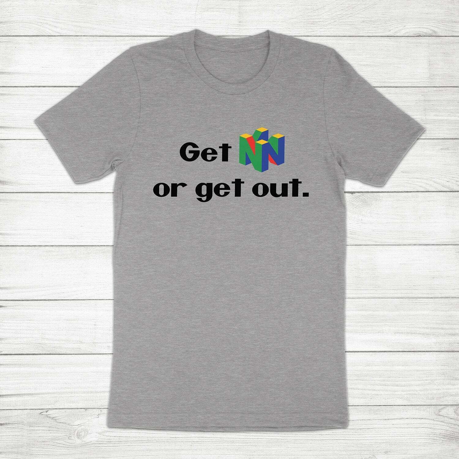 Get N or Get Out Video Game Slogan Retro Gamer Gift Super Soft | Etsy