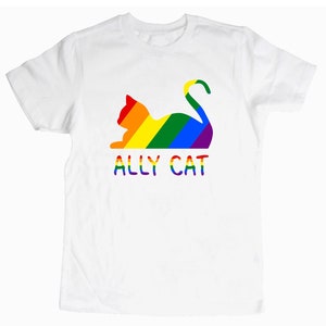 Ally Cat Png, Pride Ally Rainbow Instant Download png, Pride Month 300 ...