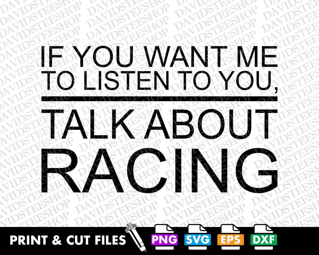 Funny Car Racing Quote SVG: Cricut & Silhouette Cut File (digital ...