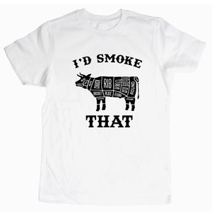 I'd Smoke That Svg Beef BBQ Barbecue Grilling Svg Vector Cut File ...