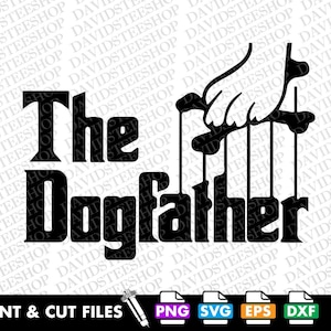 The Dog Father Svg, Dad Svg Vector Cut File Clipart Download for Cricut ...