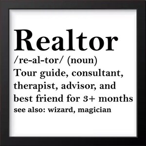 Realtor Definition Svg Vector Cut File Clipart Download for Cricut ...