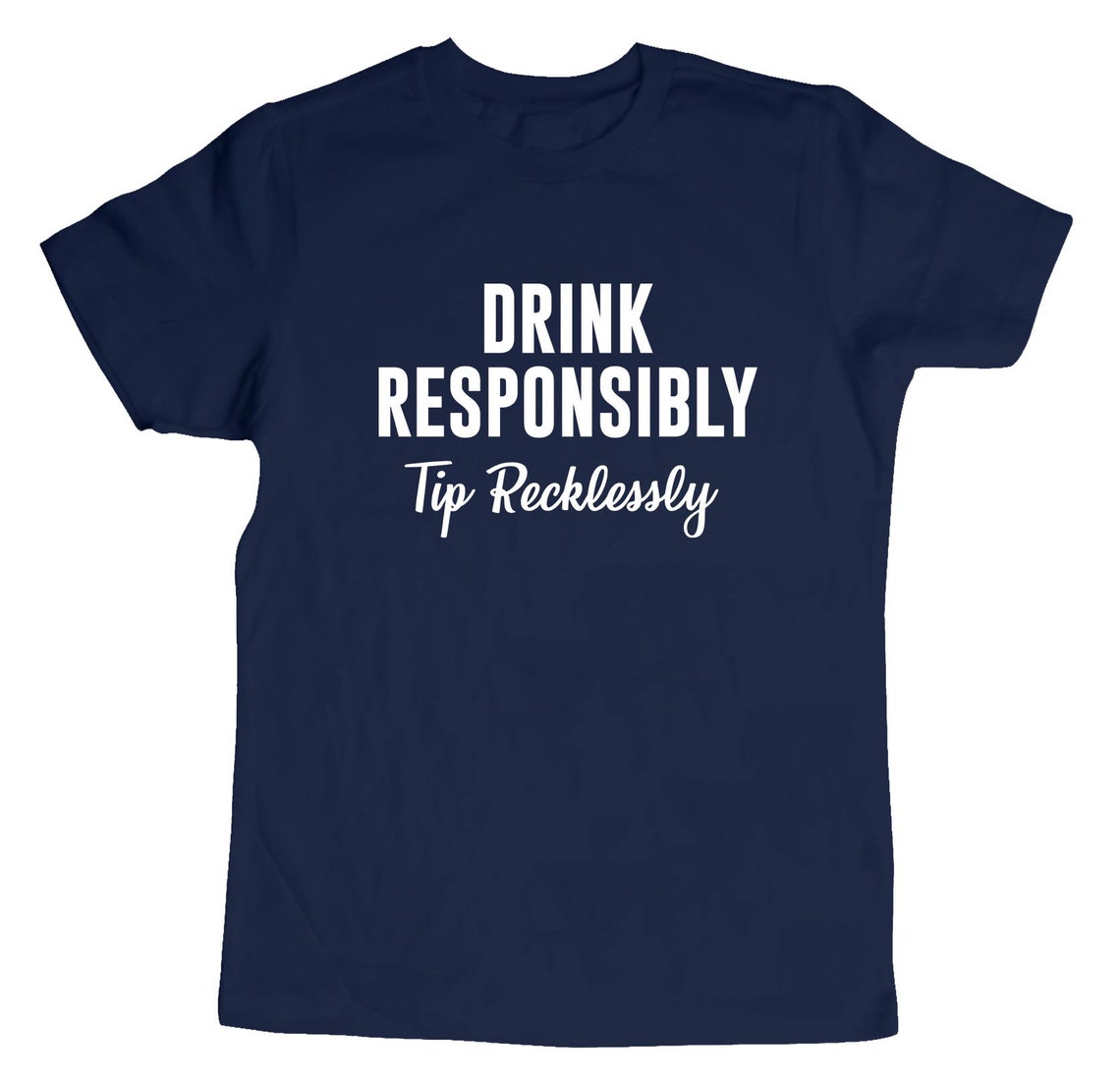 Drink Responsibly Tip Recklessly SVG, Funny Bartender Clipart (digital ...