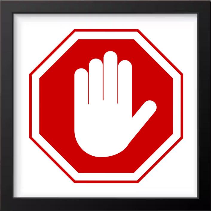 Stop Hand Sign SVG: Vector Cut File Clipart (digital Download) - Etsy