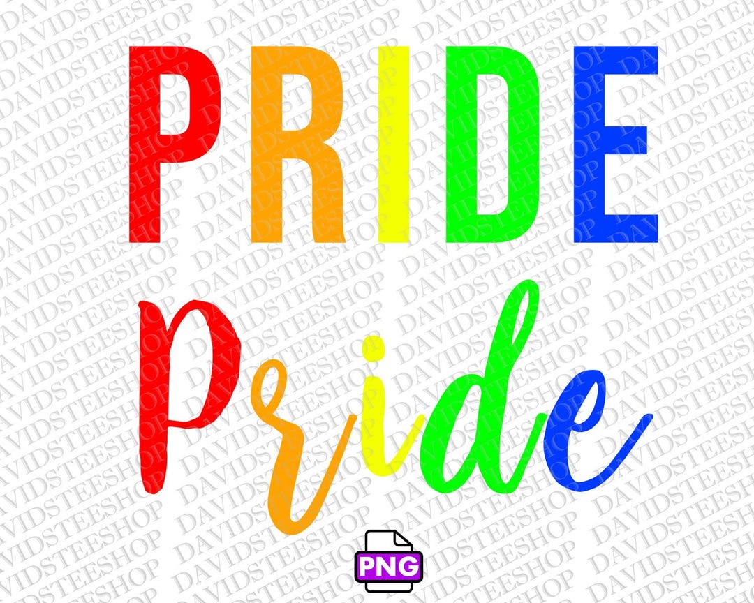 Rainbow Pride PNG, LGBTQ+ Graphic (digital Download) - Etsy