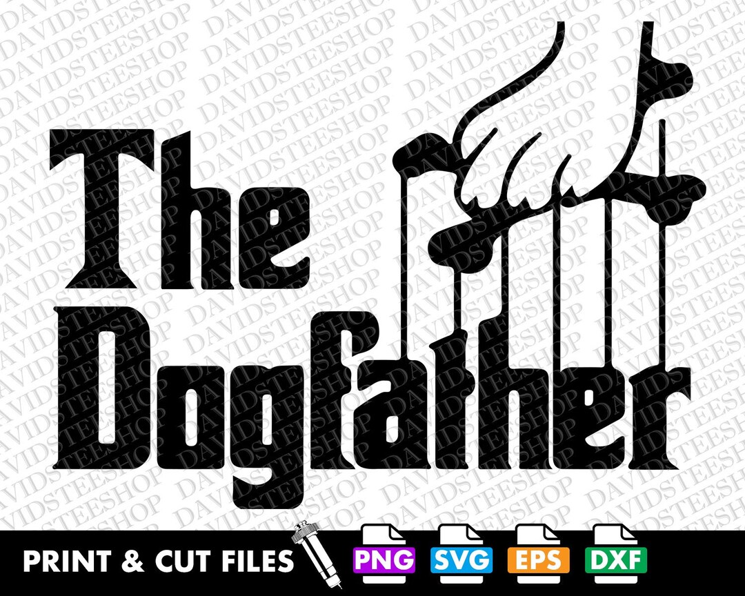 The Dog Father Svg, Dad Svg Vector Cut File Clipart Download for Cricut ...