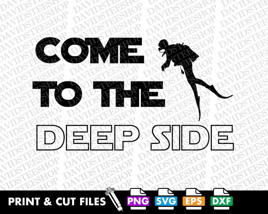 Scuba Diving Svg Vector Cut File Clipart Download for Cricut Silhouette ...