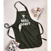 Grill Daddy Apron Funny Dad Custom Kitchen Apron Gift Full-length Funny ...
