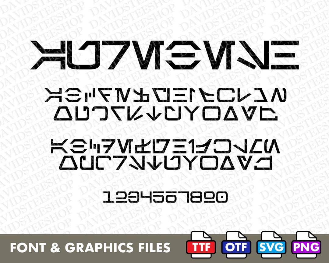 Star Aurebesh Galactic Alphabet Letters Vector Vinyl Cut File Download ...