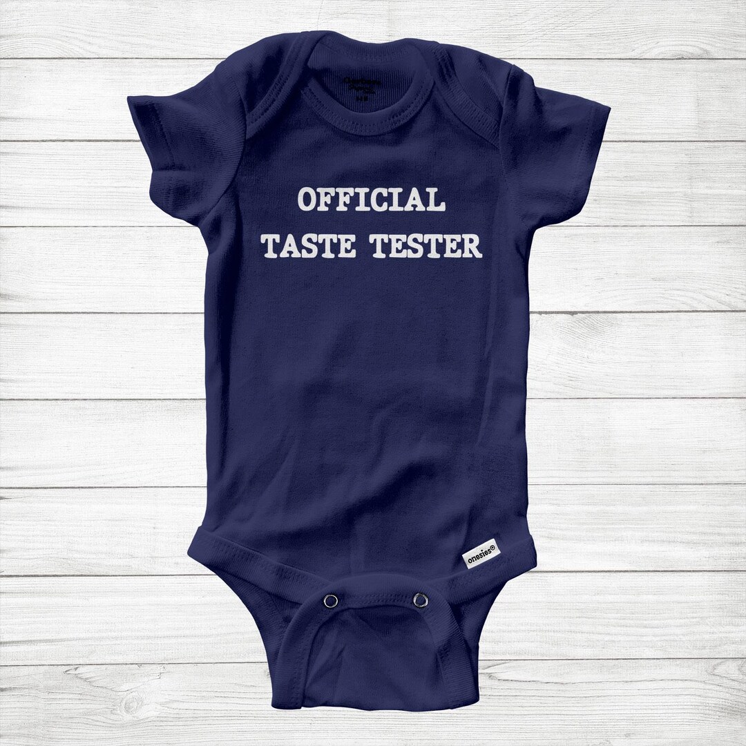 Official Taste Tester Gerber Onesie: Soft Cotton Bodysuit Funny Future ...