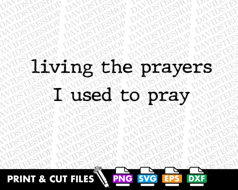 Christian Prayer Faith SVG Cut File (digital Download) Christian Bible ...