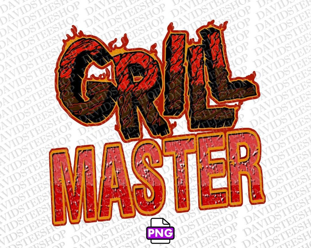 BBQ Grill Father Png Instant Digital Download (png), Grill Master 300 ...