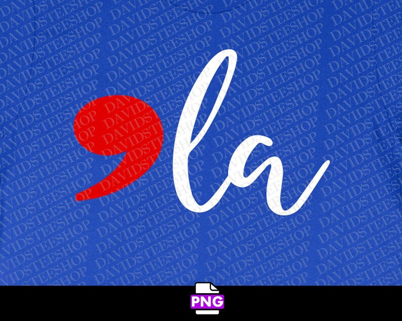 Comma La Svg, Vector Cut File Clipart (svg, Png, Eps, Dxf) - Etsy Israel