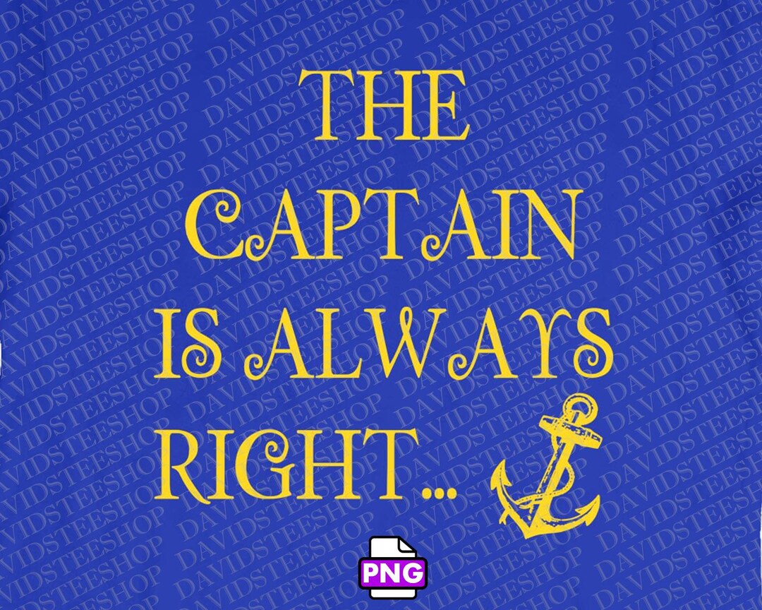 Funny Boat Captain PNG, Anchor Design (digital Download) - Etsy