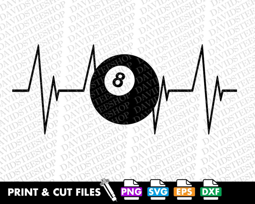 8 Ball Svg 8 Ball Pool Svg Vector Cut File Clipart Download for Cricut ...