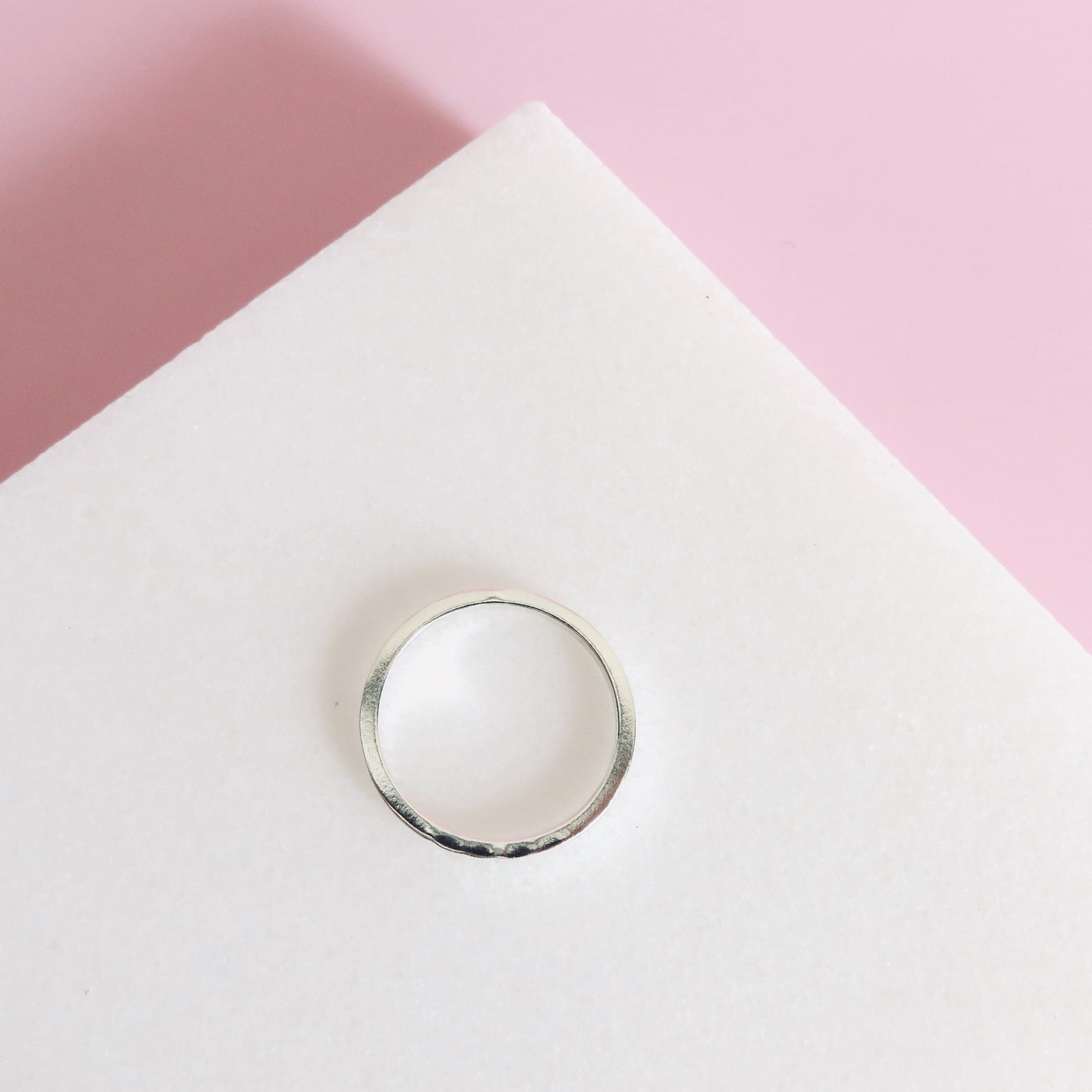 Sterling Silver Star Punch Ring MILLIE - Etsy