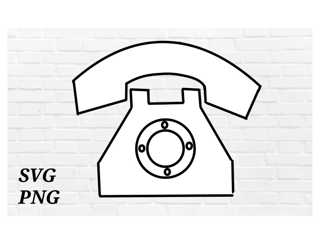 Rotary Telephone Svg, Phone Svg, Telephone Svg, Telephone Clipart ...