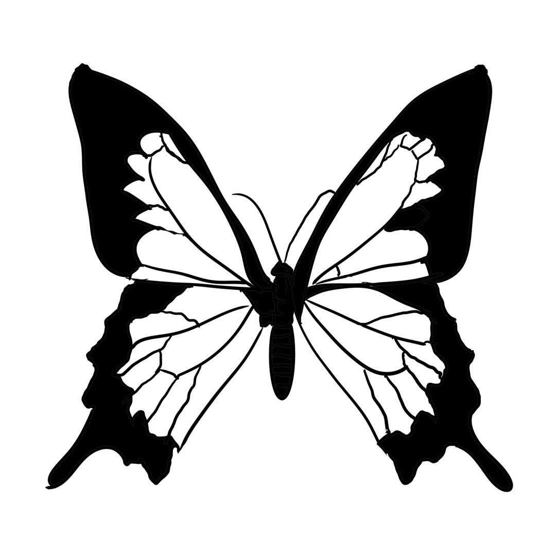 Bright and Beautiful Butterfly SVG and PNG for Your Creative Projects ...