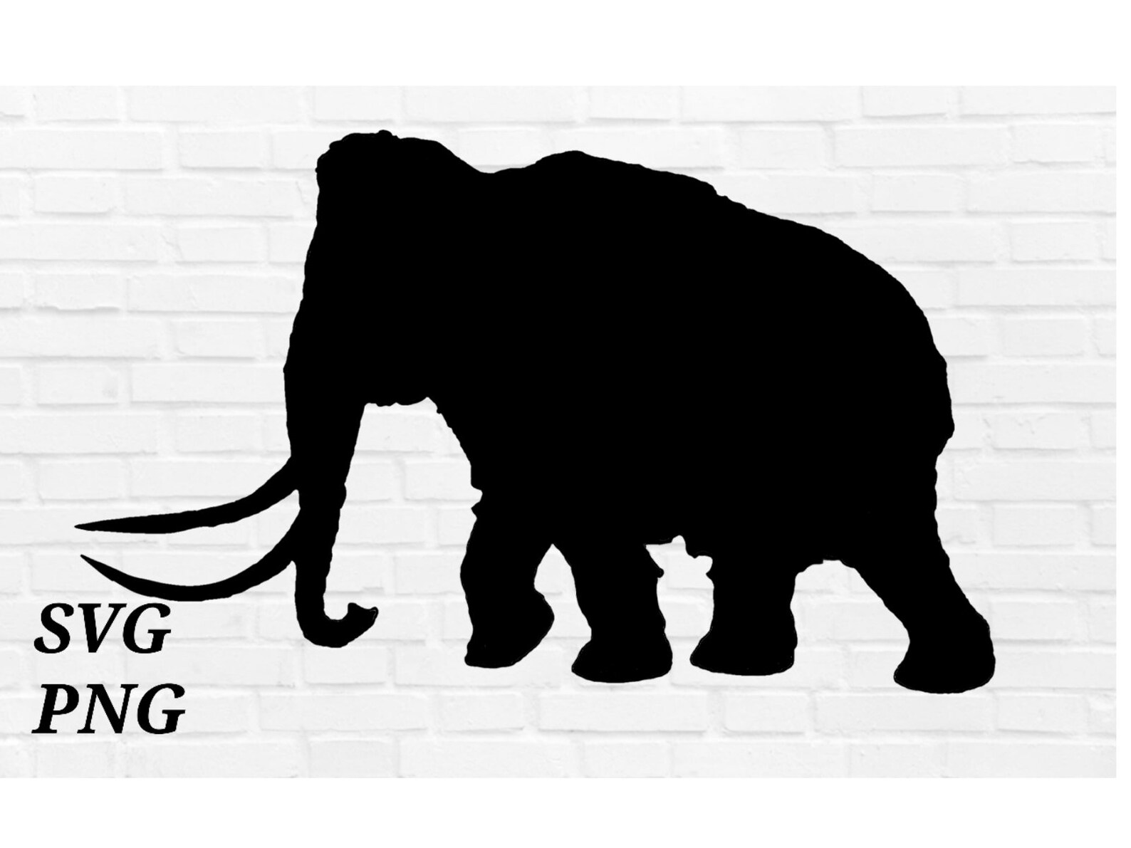 Mammoth Svg, Animal Svg, Mammoth Svg File for Cricut Instant Download ...