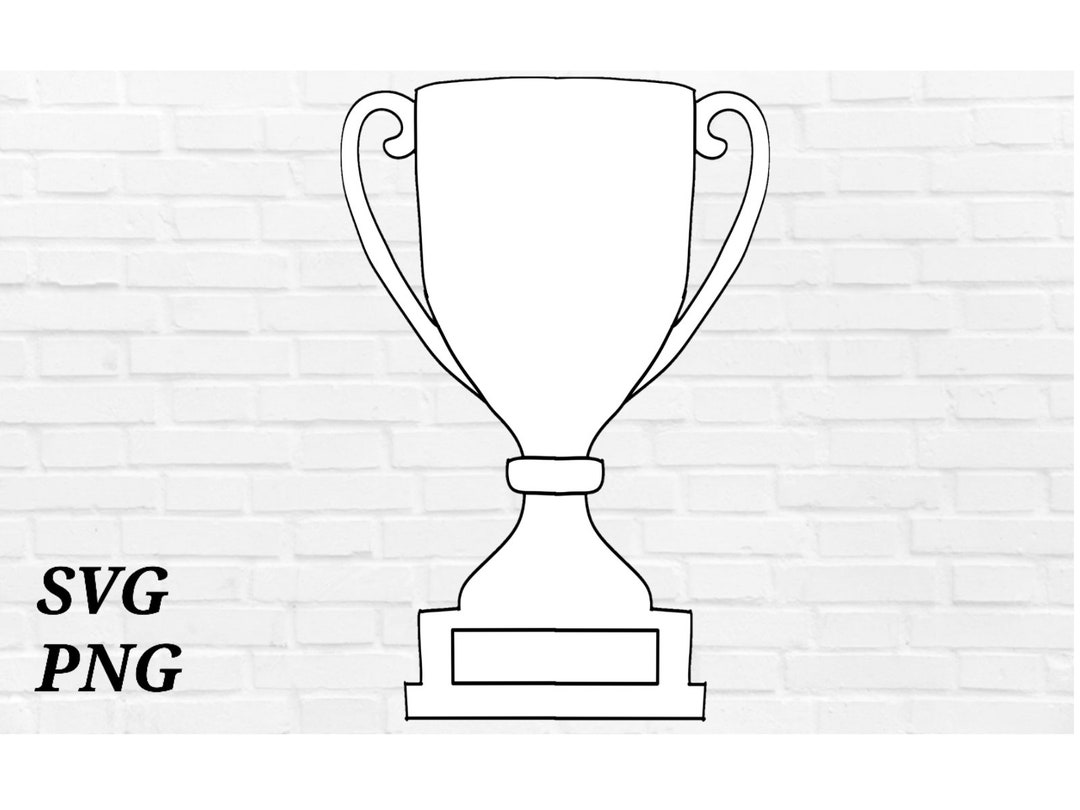 Trophy Cup Svg, Trophy Vector, Svg Cut File for Cricut Instant Digital ...