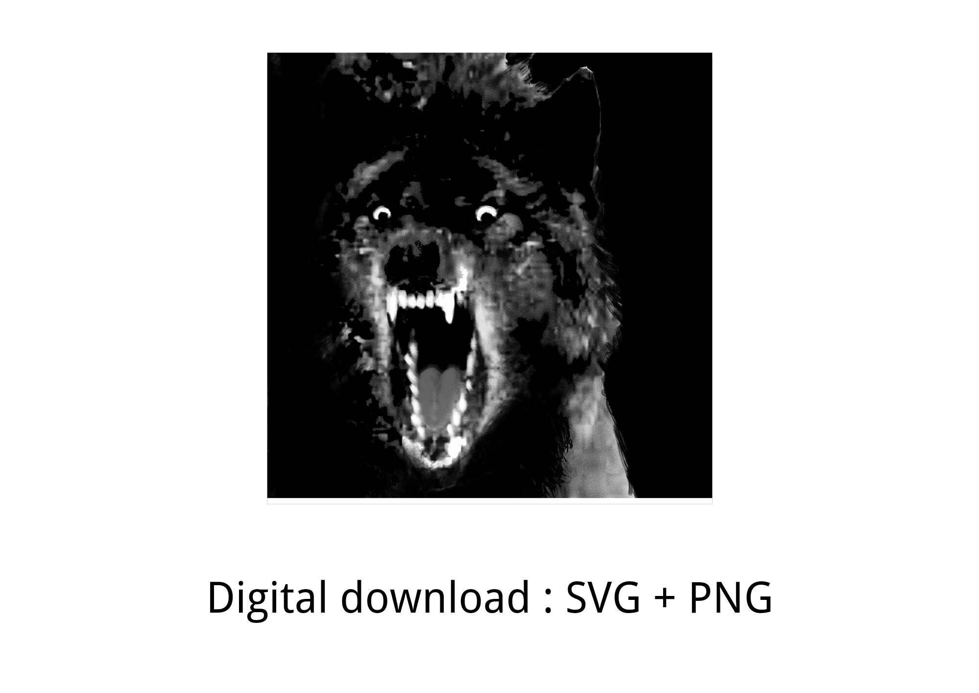 Insanity Wolf Christmas Template